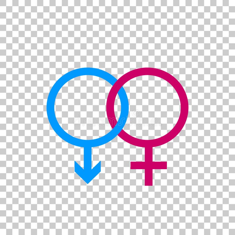 Símbolos De Sexo Masculino Y Femenino Ilustraciones Stock Vectores Y