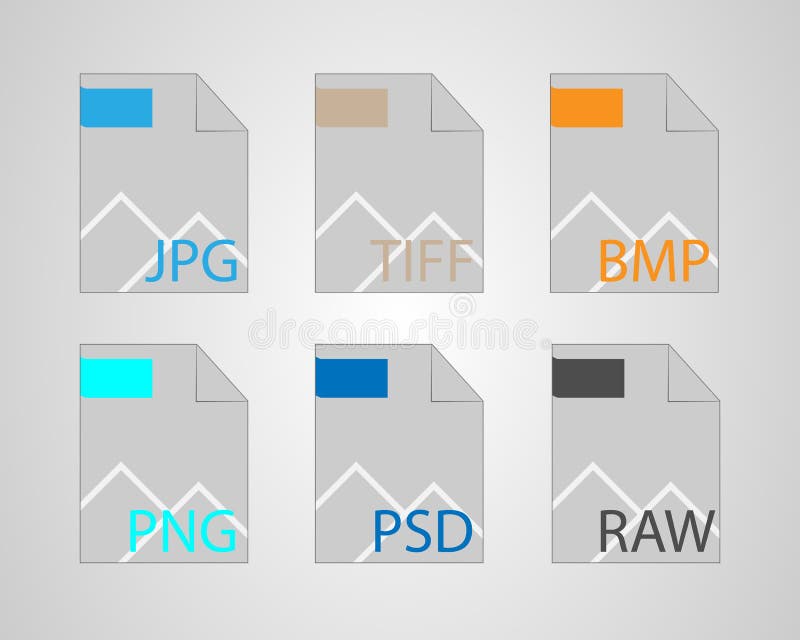 Sistema De Tipo Iconos De La Imagen Ilustración del Vector ...