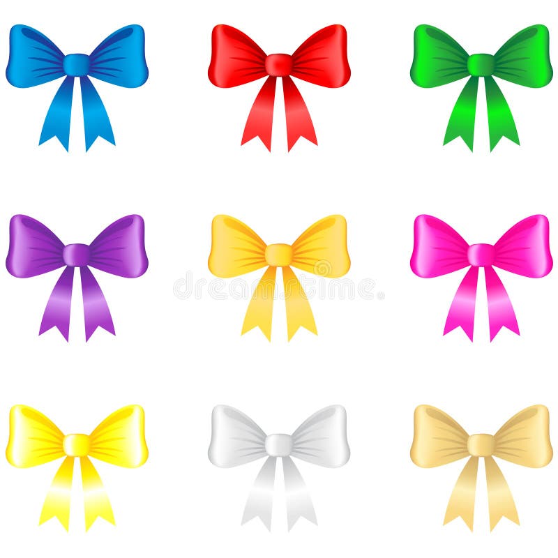 Sistema Del Arco Del Color 3d Ilustración del Vector - Ilustración de ...