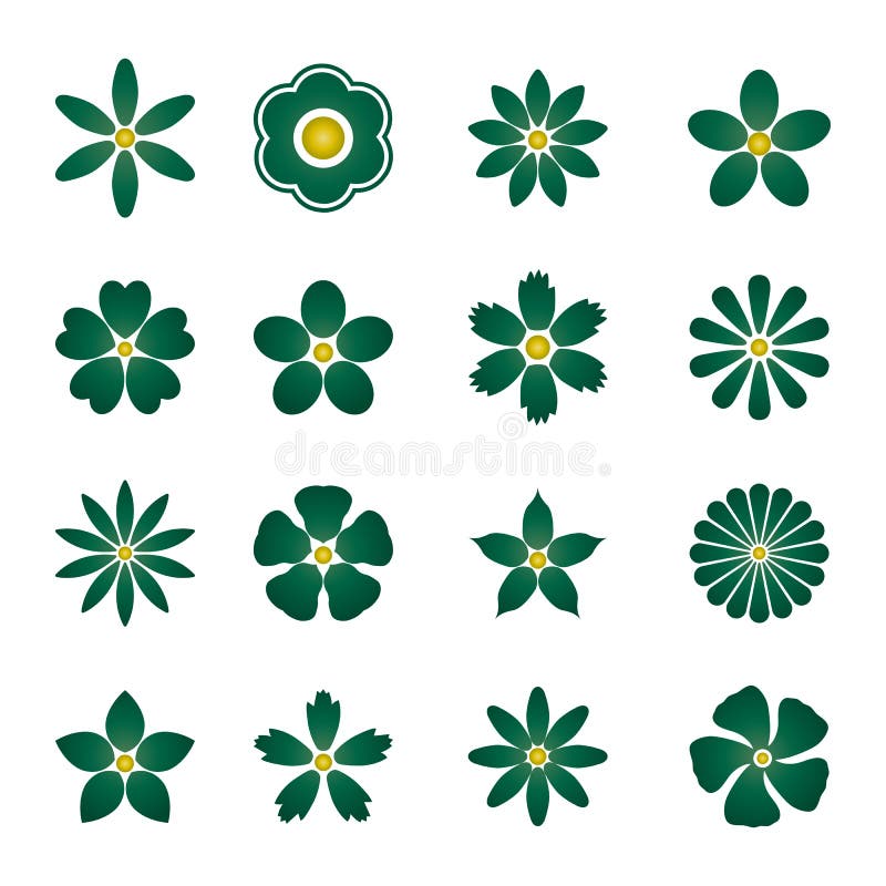 Sistema Del Brote De Flor, Ejemplo Del Vector Ilustración del Vector ...