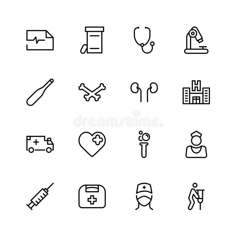 Icono De Oncología De La Colección Médica Elemento De Línea Simple ...