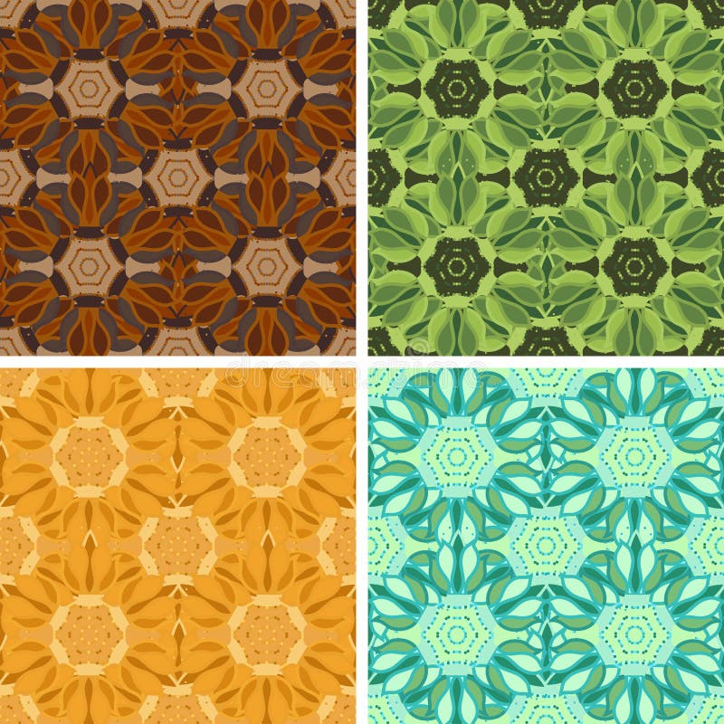 Sistema Del Modelo Del Arte Abstracto Ilustración del Vector ...