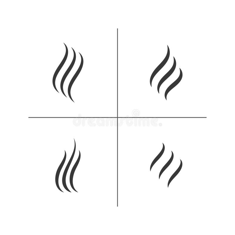 Sistema Del Olor Del Aroma Del Olor Ilustración del Vector ...