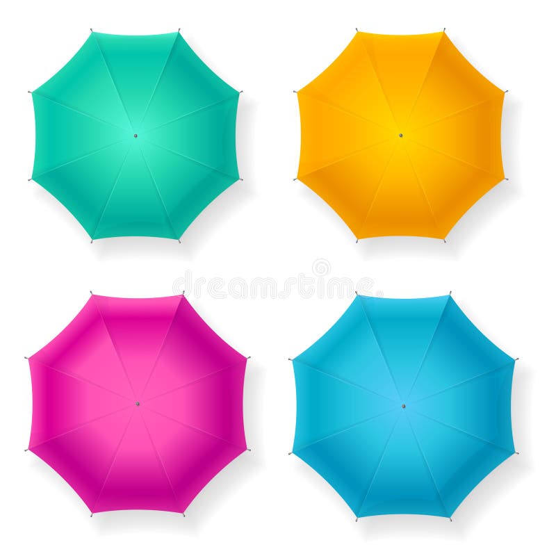 Sistema Del Paraguas Vector Ilustración del Vector - Ilustración de ...