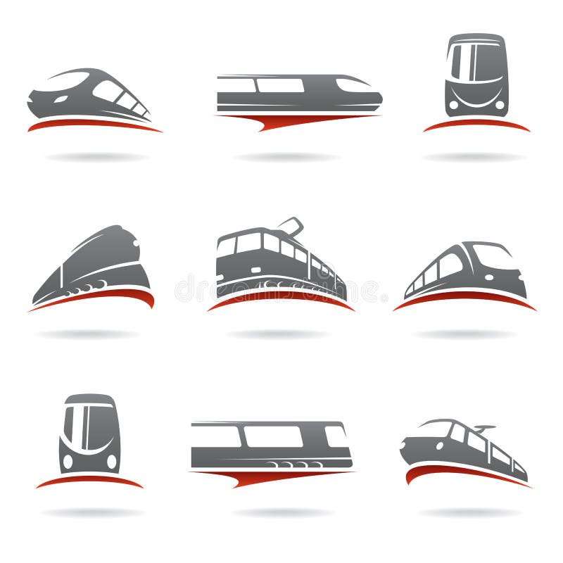 Sistema del tren. Vector ilustración del vector. Ilustración de ...