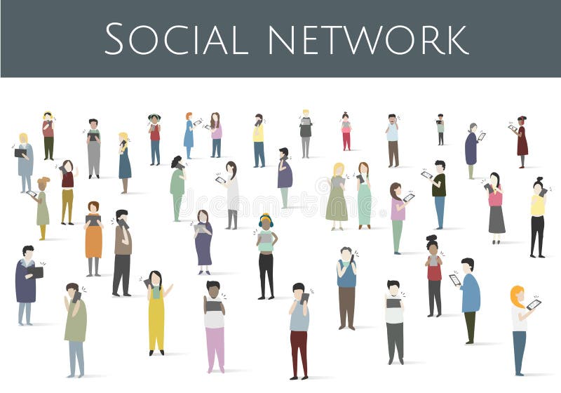 Sistema Del Vector De Gente Ilustrada Ilustración del Vector ...