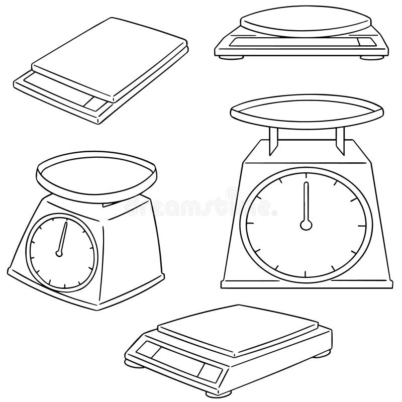 Sistema Del Vector De La Balanza Ilustración del Vector - Ilustración ...