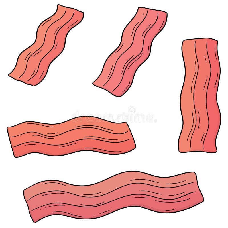 Sistema Del Vector De Tocino Ilustración del Vector - Ilustración de ...