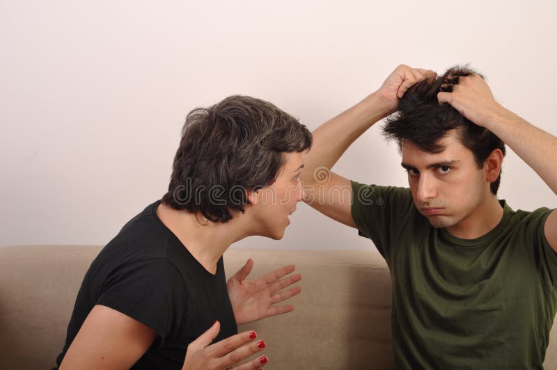 Sister and brother arguing stock image. Image of angry - 15306269