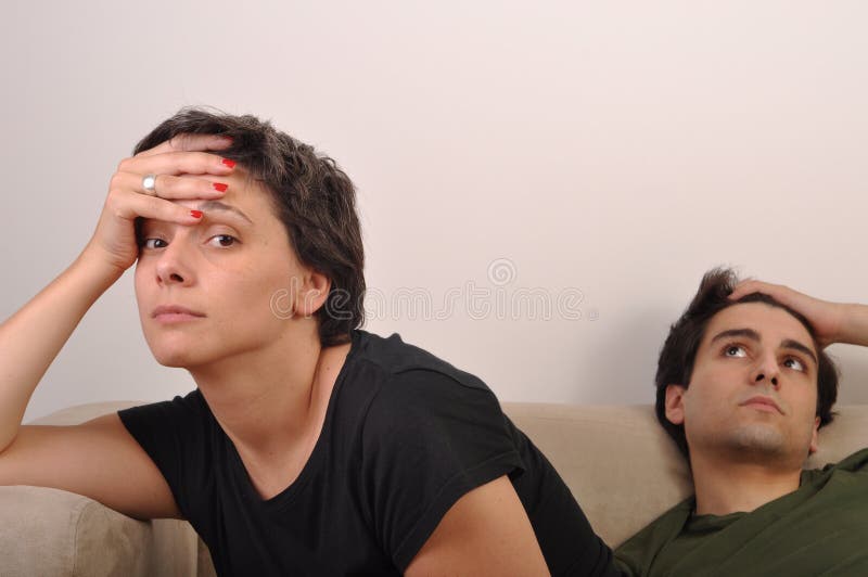 Sister and Brother Problems Stock Photo - Image of friendship, sofa ...