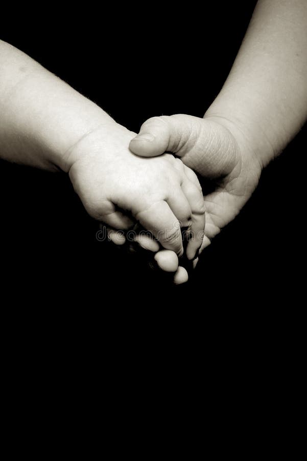 Sister Holding Brothers Hands Stock Image - Image of help, reaching ...