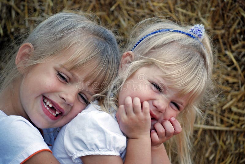 Sisterly Love stock photo. Image of hair, love, rural - 6466320