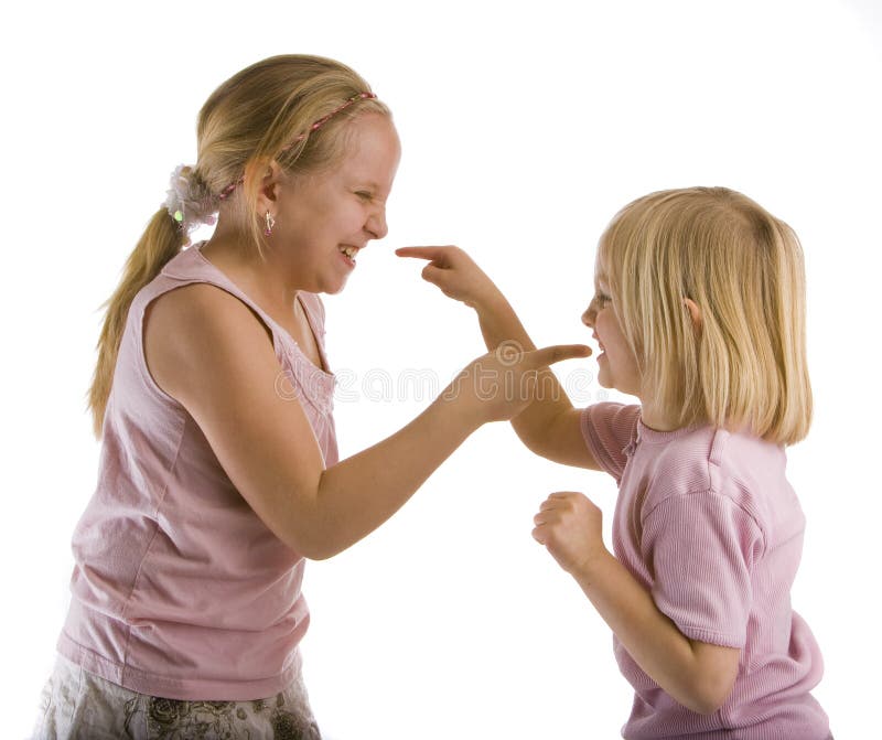 Sisters Arguing stock image. Image of quarrel, sister - 7602911