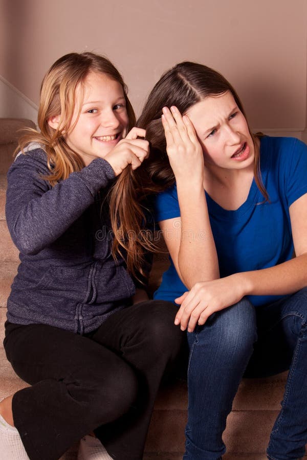 Two Girls Pull Hair Fighting Stock Photos - Free & Royalty-Free Stock ...