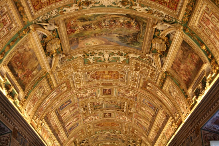 Sistine Chapel s Map Room editorial photo. Image of destination - 1862621