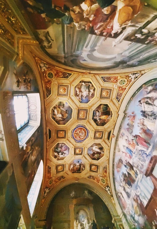 Sistine Chapel Vatican City Editorial Stock Photo - Image of tourism ...