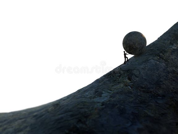 Sisyphus stock photo. Image of conceptual, difficulty - 29417158
