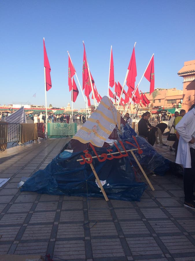 Sit-in editorial stock image. Image of public, marrakech - 80781079