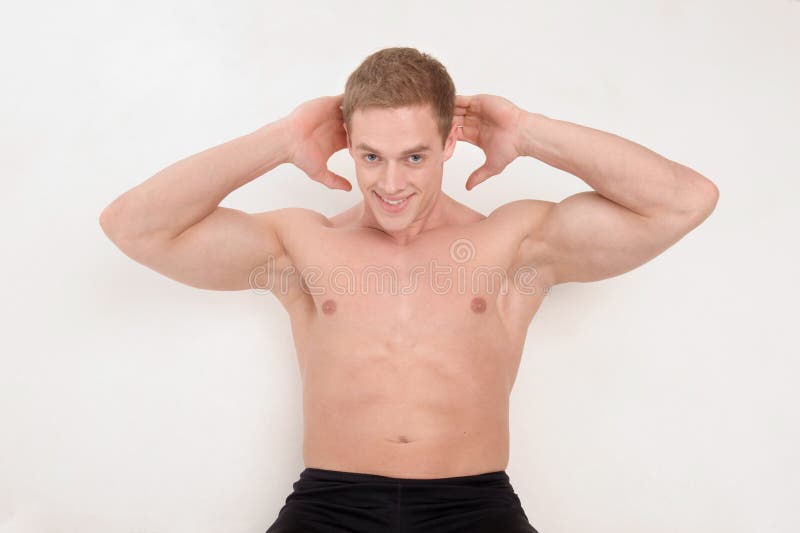 Sit-ups stock image. Image of physical, pressure, boxer - 42062263