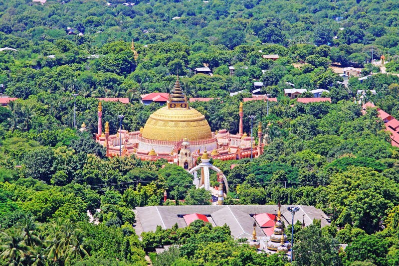 Sitagu International Buddhist Accedamy, Sagaing, Myanmar Stock Image ...