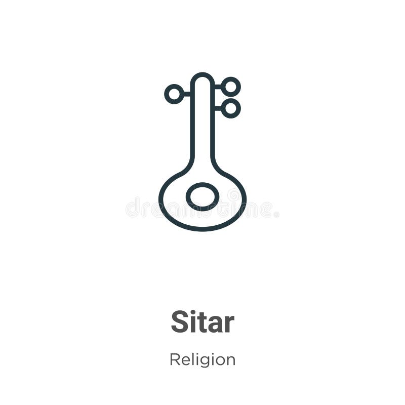 Sitar Outline Stock Illustrations – 443 Sitar Outline Stock ...