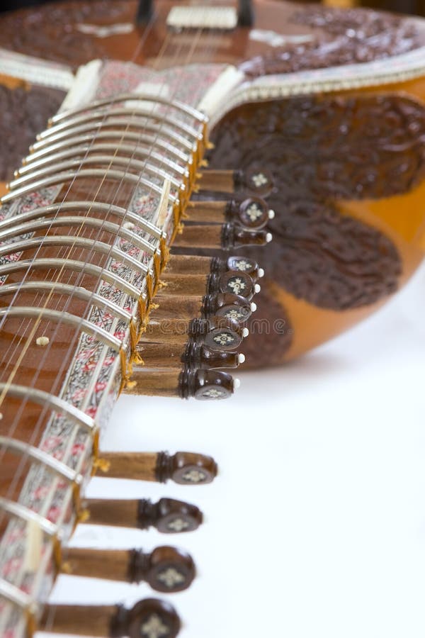 Sitar, Un Instrumento Tradicional Indio De La Secuencia, Primer Foto de ...