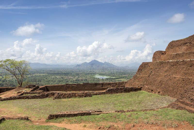 Site of the Ancient Palace of Sri Lanka Stock Image - Image of tourist ...