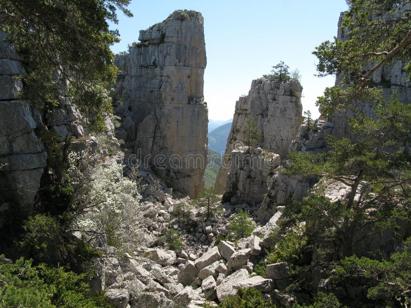 Site of the Cadieres of Brandished Stock Image - Image of season ...