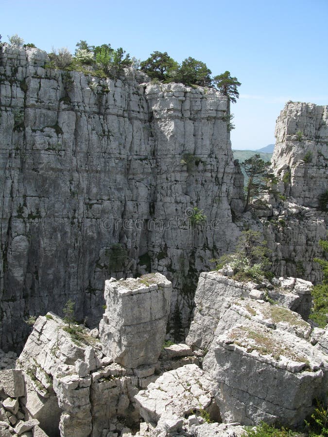 Site of the Cadieres of Brandished Stock Photo - Image of high, hike ...
