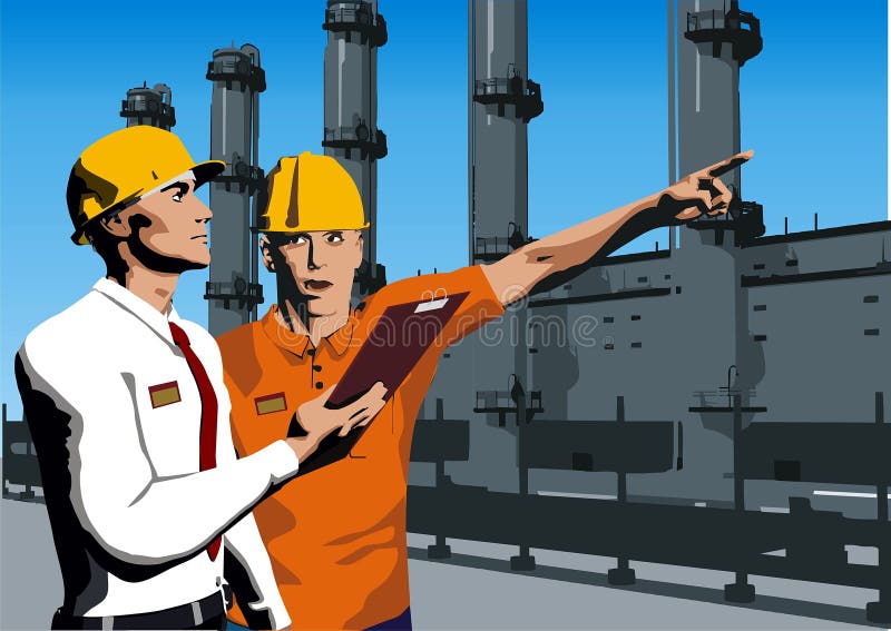 Site Inspection stock vector. Illustration of business - 3912469