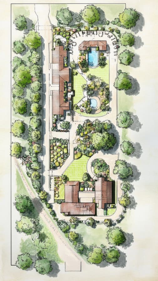 Site Plan Diagram for Urban Planning and Architecture Generative AI ...