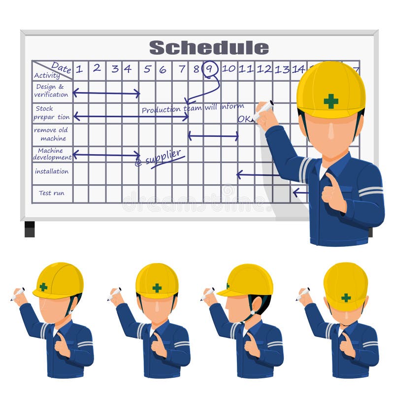 Project Schedule Clipart