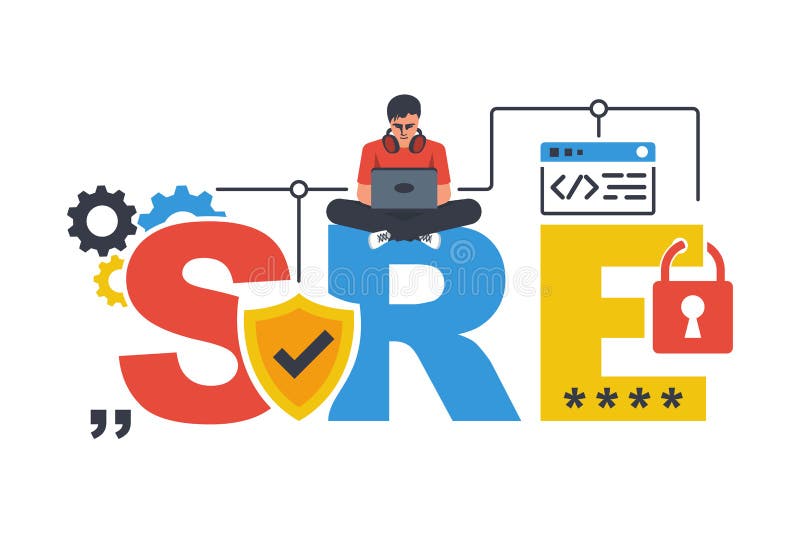 Site Reliability Engineering. SRE Concept Stock Vector - Illustration ...