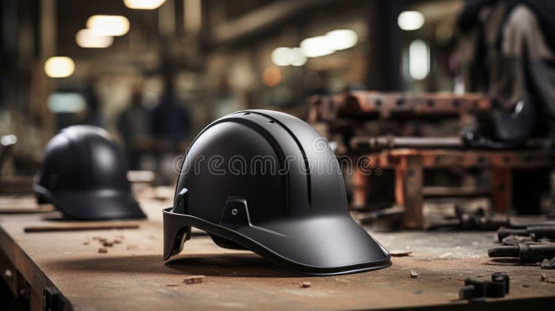 Safe Equipment Hat Helmet Construction Protect Safety White Background ...