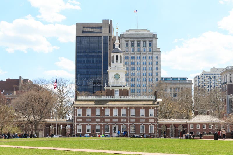 Site of the Signing of the Declaration of Independence in 1776 Stock ...