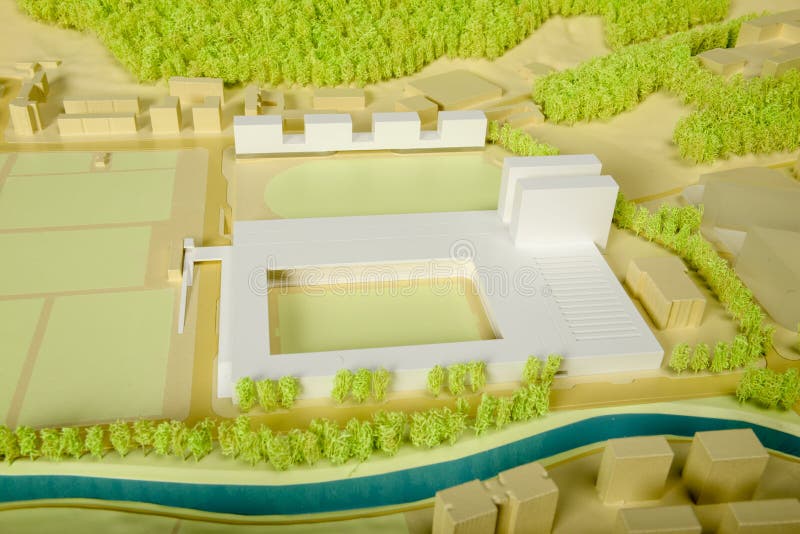 Site Surrounding Model for Architectural Presentation and Background ...