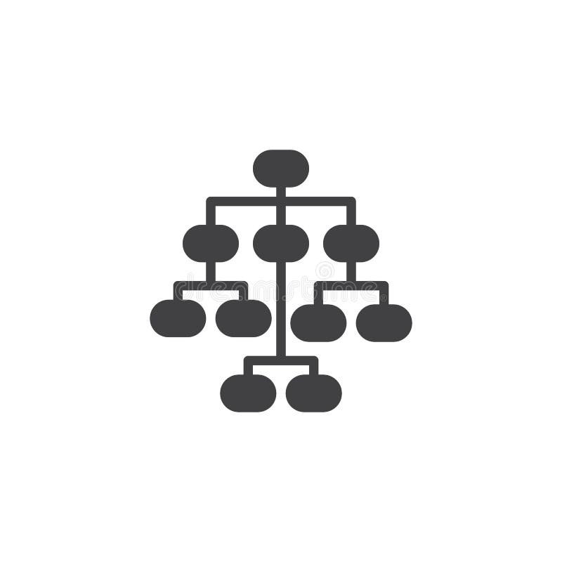 Organizational Chart Icon Vector, Hierarchy Solid Logo Stock Vector ... Organizational Chart Icon Vector, Hierarchy Solid Logo Stock Vector ...