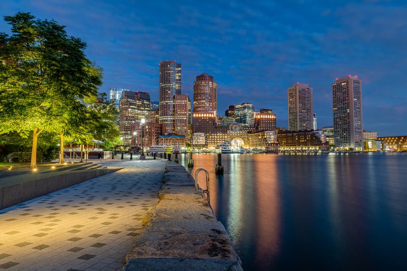 The Sites of Boston, Massachusetts Stock Image - Image of common, late ...