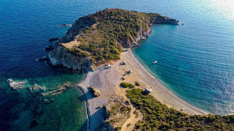 Sithonia cape 1 stock image. Image of greece, islet - 254789261