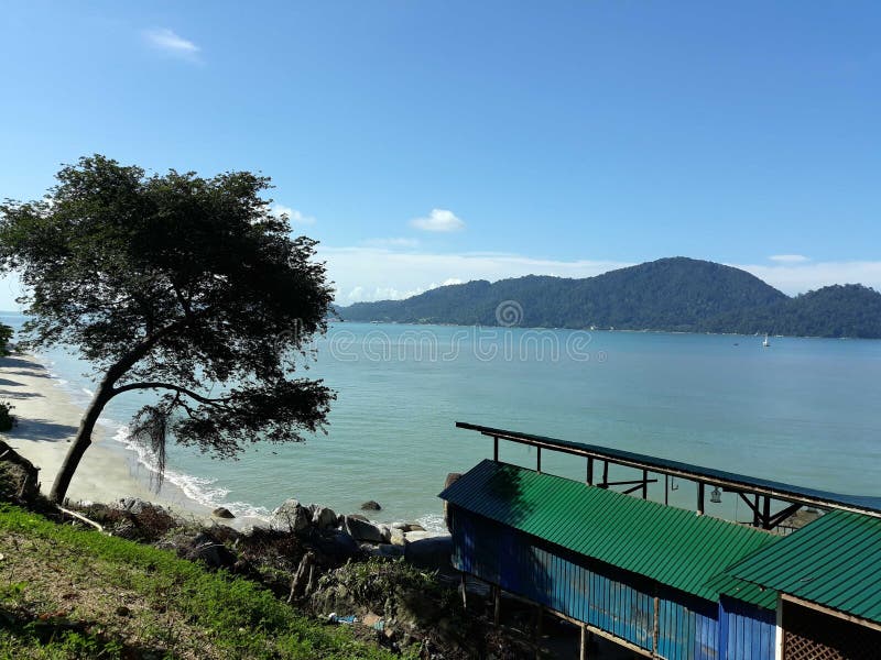 Sitiawan,Perak Sea View Facing Pangkor Island Stock Photo - Image of ...