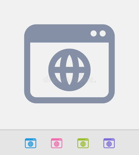 Sitio Web - Iconos Del Granito Ilustración del Vector - Ilustración de iconos, sitio: 98782856