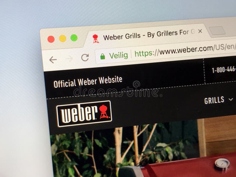 Sitio Web Oficial Del Weber COM - Weber Imagen de archivo editorial ...