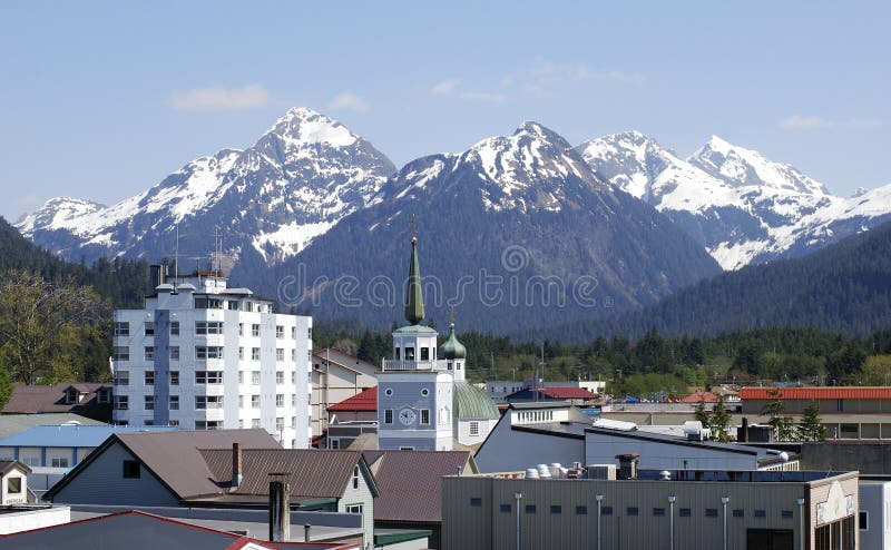 Russian fort in Sitka stock photo. Image of national - 41560964