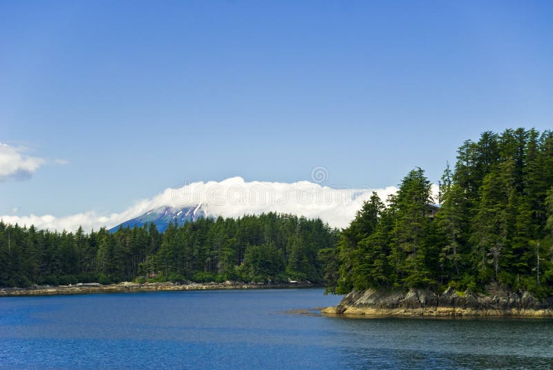 Sitka Alaska Mountains stock photo. Image of coast, mountain - 3094058