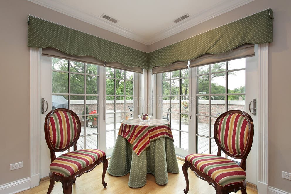 Sitting Area with Balcony View Stock Image - Image of estate, supper ...