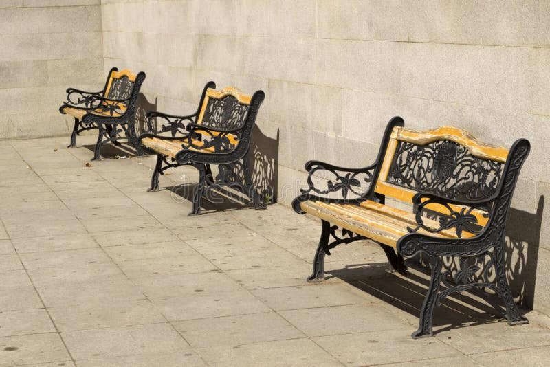 Sitting banks in a row stock image. Image of relax, municipal - 57601649