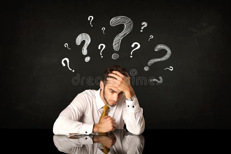 Person Wondering Under Question Mark Stock Photos - Free & Royalty-Free ...