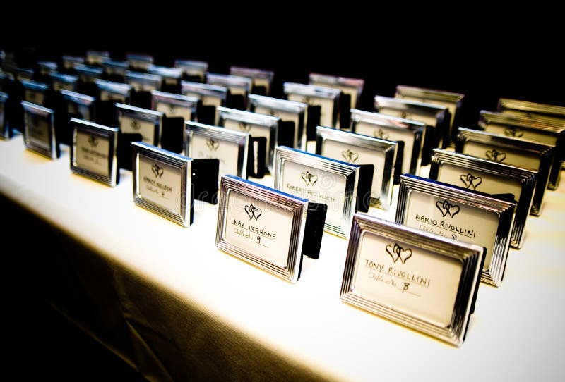 Sitting cards stock photo. Image of frames, planning, restaurant - 1040604