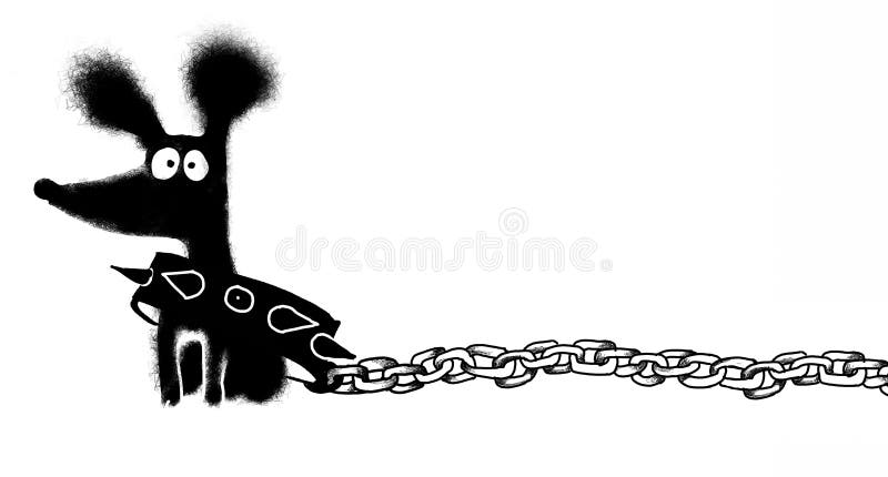 Cartoon Chain Dog Stock Illustrations – 564 Cartoon Chain Dog Stock ...