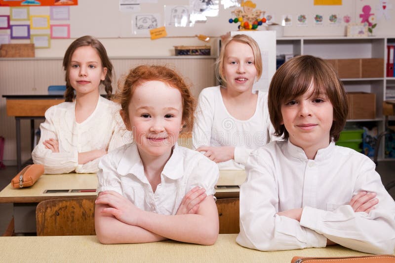 Sitting in the classroom stock image. Image of learning - 8577945